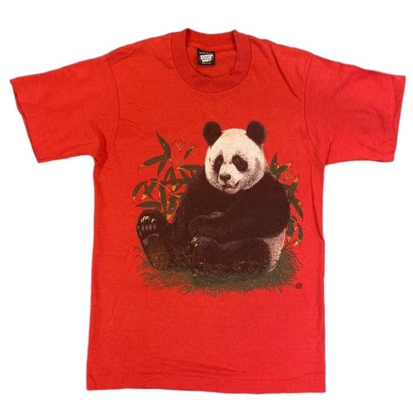 Screen Stars | Shirts | Vintage Panda Tee | Poshmark